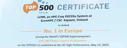 Europe’s flagship supercomputer LUMI top-listed once again – powers ... Europe’s flagship supercomputer LUMI top-listed once again – powers ...